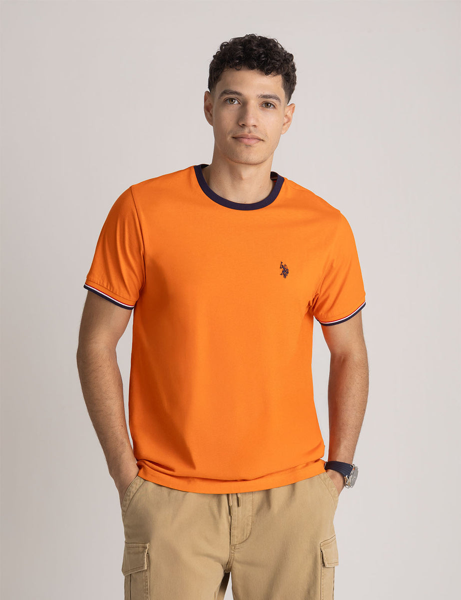 SIGNATURE STRIPE TRIM RINGER T-SHIRT– U.S. Polo Assn.