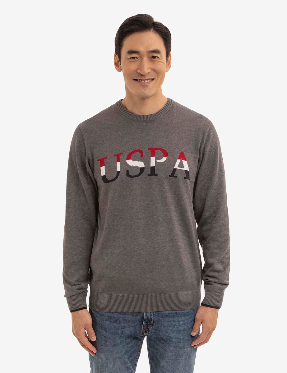 USPA CHEST LOGO CREW NECK SWEATER– U.S. Polo Assn.