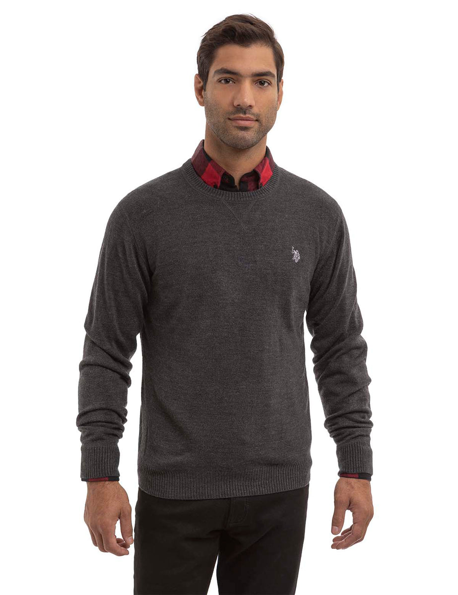 SOLID CREW NECK SWEATER– U.S. Polo Assn.