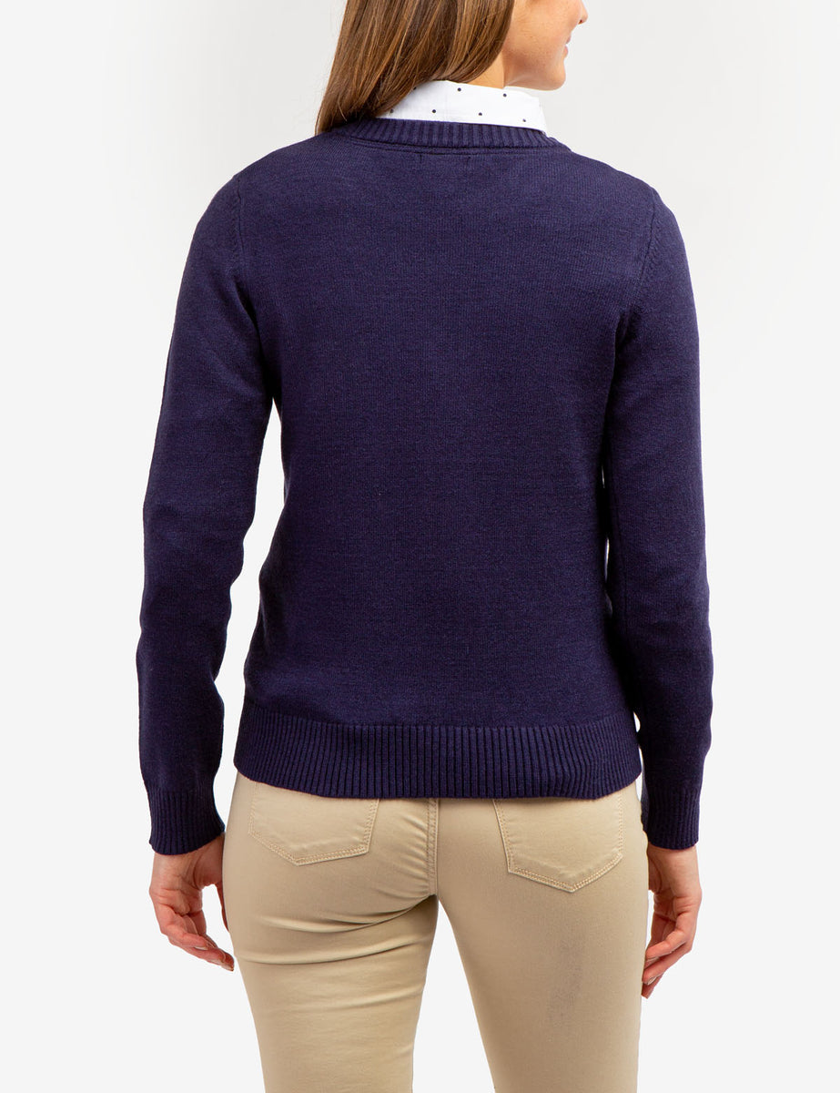 USPA LOGO CREW NECK SWEATER– U.S. Polo Assn.