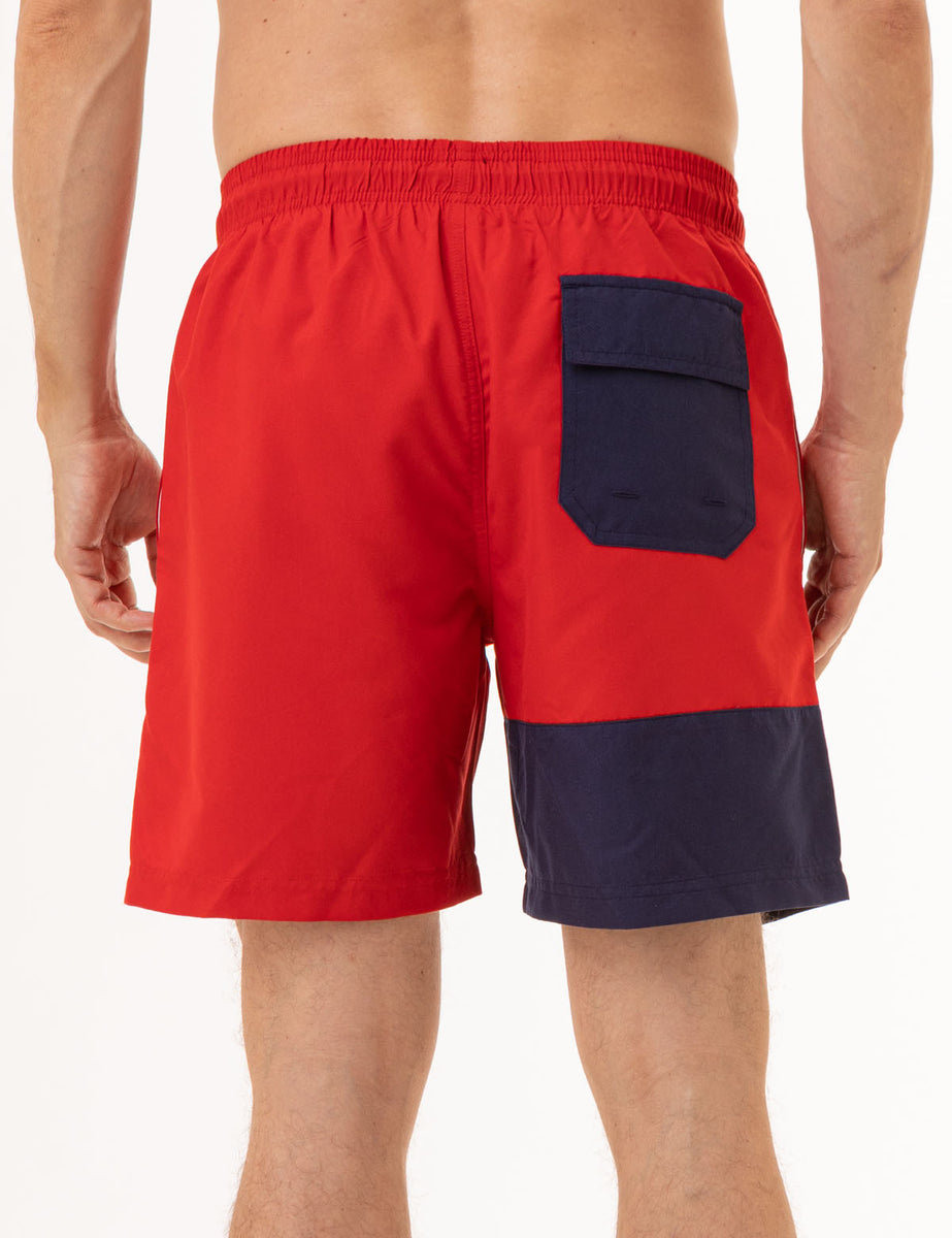 7 USPA COLORBLOCK SWIM TRUNKS– U.S. Polo Assn.