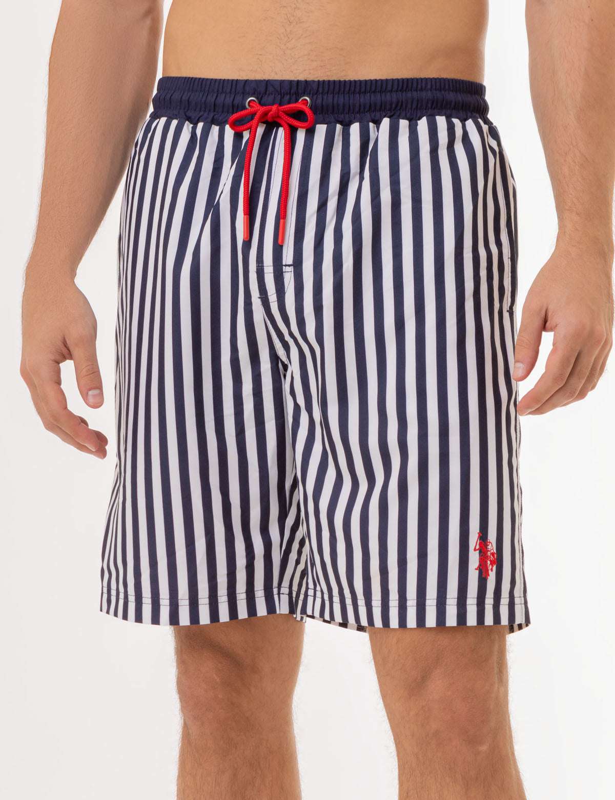 9" STRIPE SWIM TRUNKS– U.S. Polo Assn.