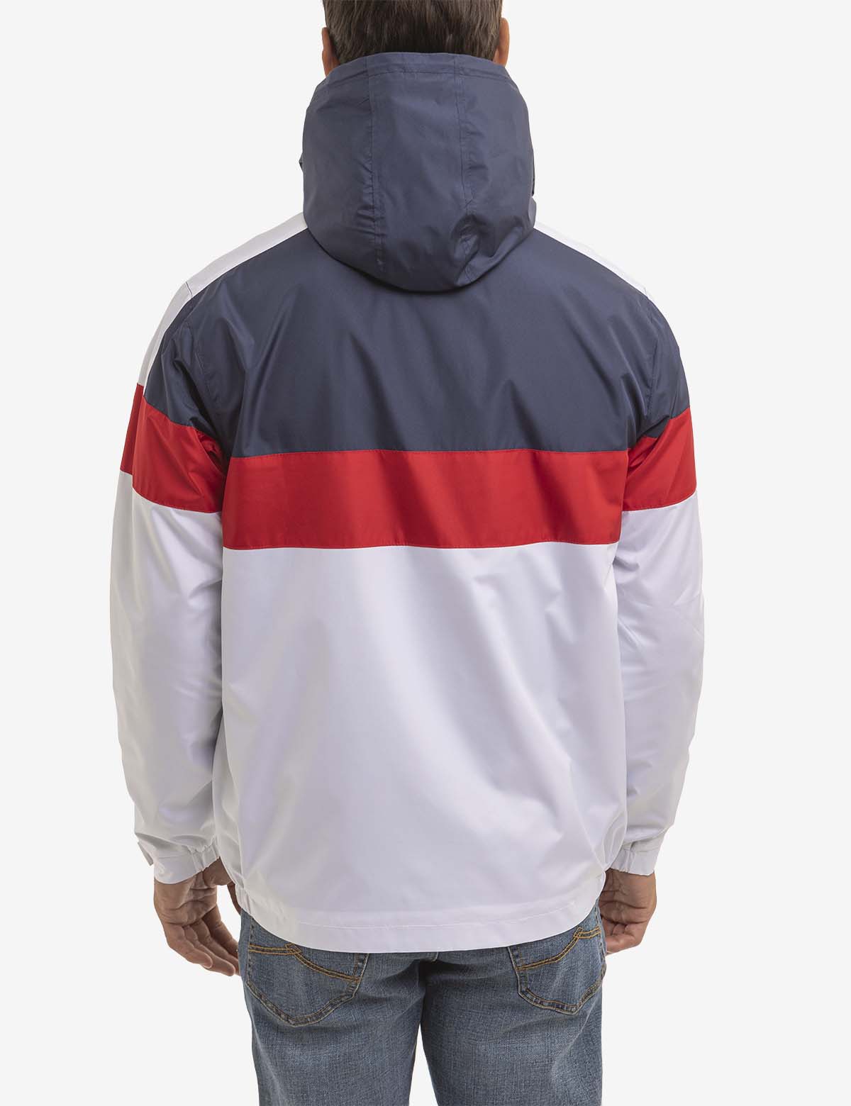 TRICOLOR HOODED WINDBREAKER– U.S. Polo Assn.