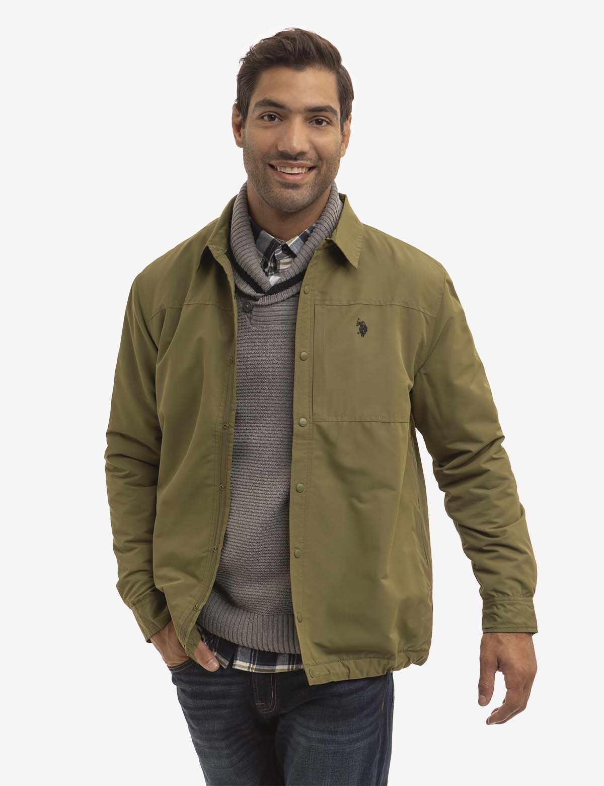 POLAR FLEECE SHACKET– U.S. Polo Assn.