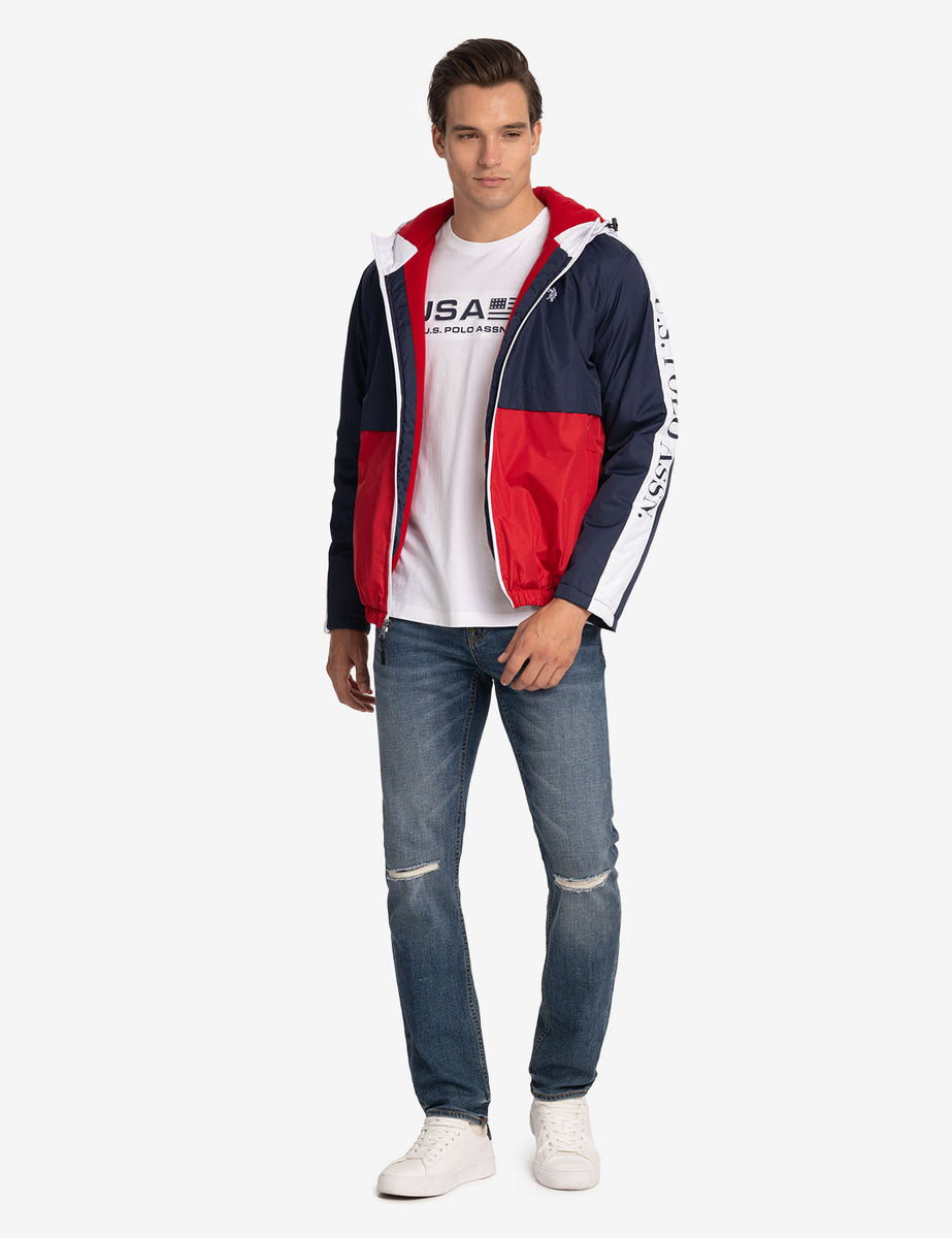 USPA FLEECE LINED COLOR BLOCK JACKET– U.S. Polo Assn.