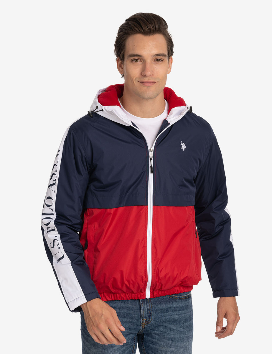 USPA FLEECE LINED COLOR BLOCK JACKET– U.S. Polo Assn.