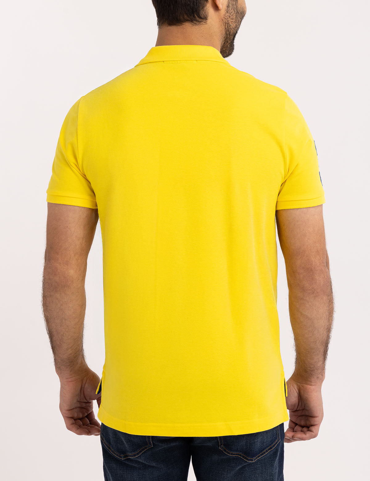 MULTI COLOR BIG LOGO SOLID POLO SHIRT– U.S. Polo Assn.