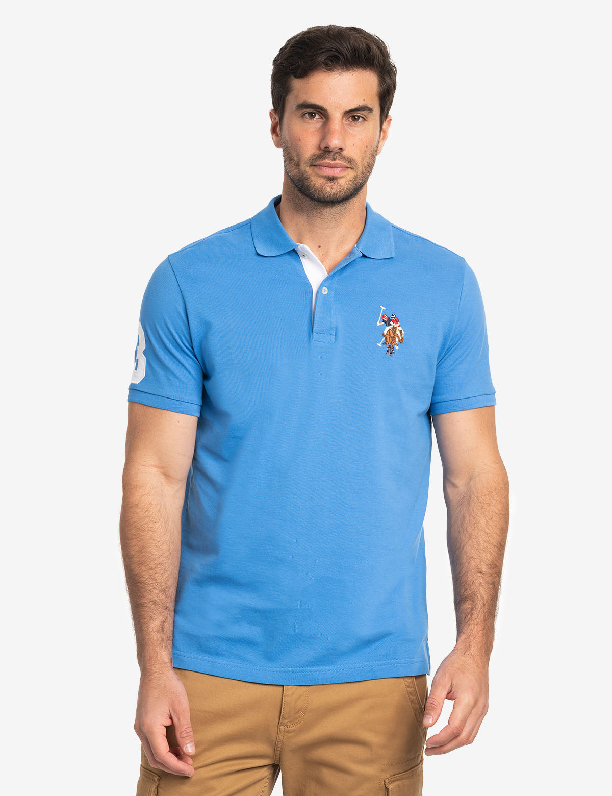 MULTI COLOR BIG LOGO POLO SHIRT– U.S. Polo Assn.
