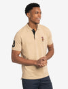 MULTI COLOR BIG LOGO SOLID POLO SHIRT– U.S. Polo Assn.