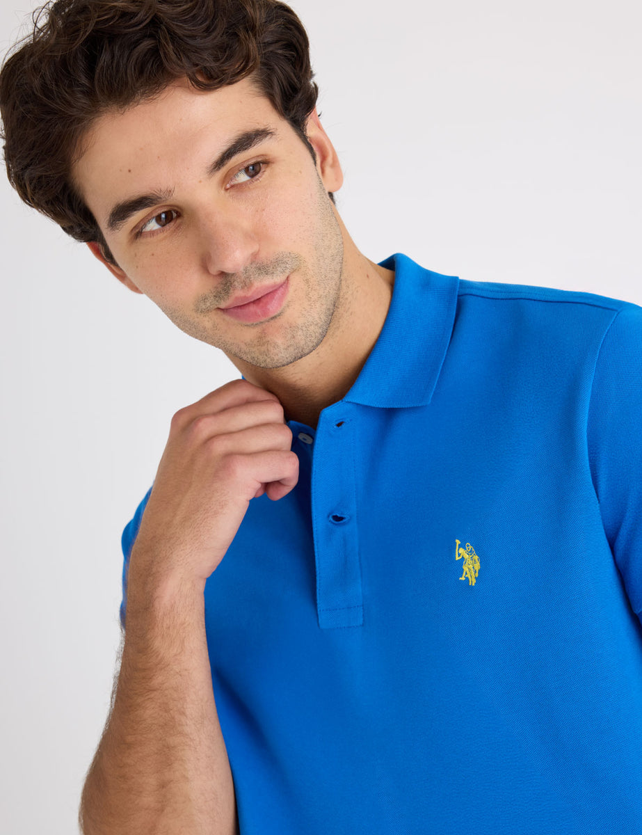 SOLID PIQUE SMALL LOGO POLO SHIRT– U.S. Polo Assn.