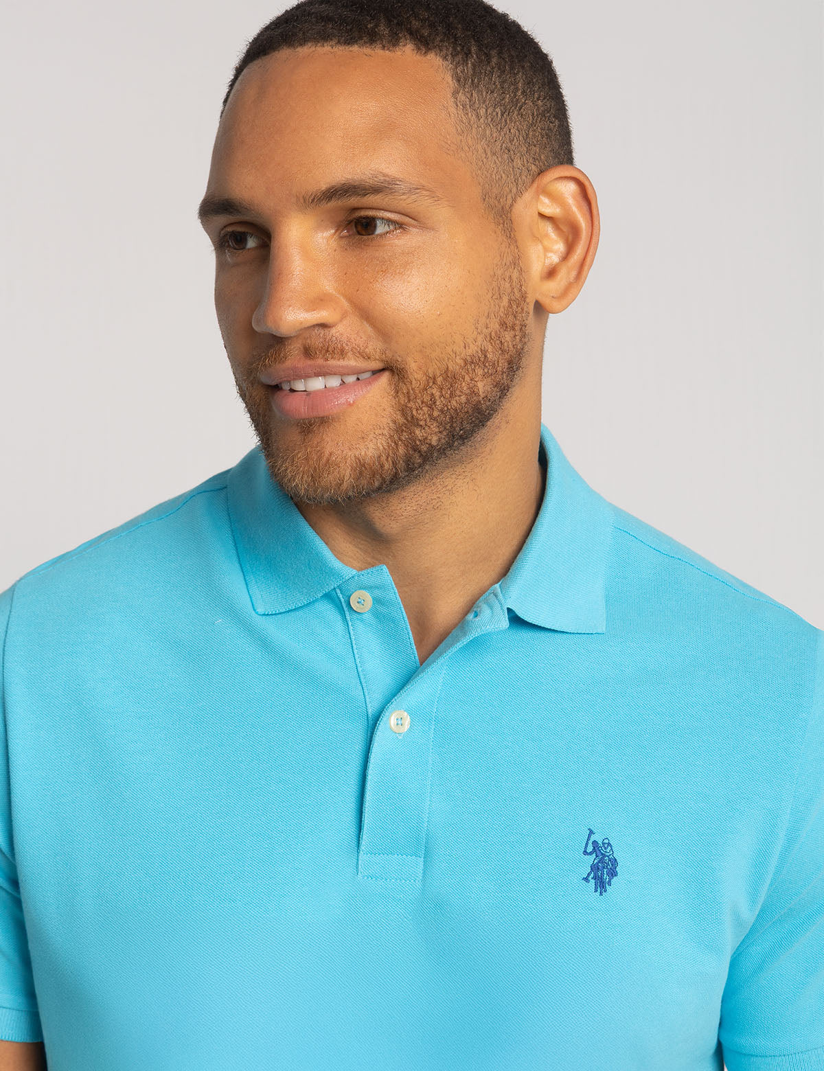 SOLID PIQUE SMALL LOGO POLO SHIRT– U.S. Polo Assn.