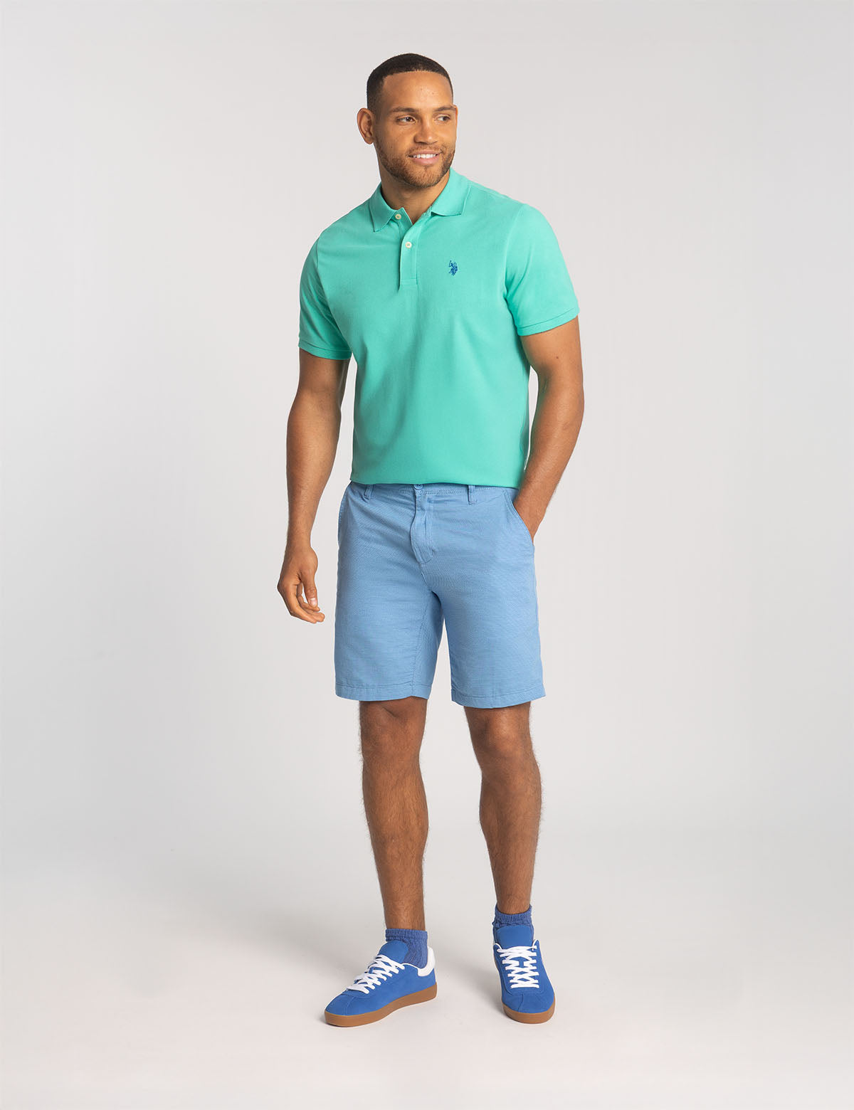 DOBBY PATTERN MASON SHORT– U.S. Polo Assn.
