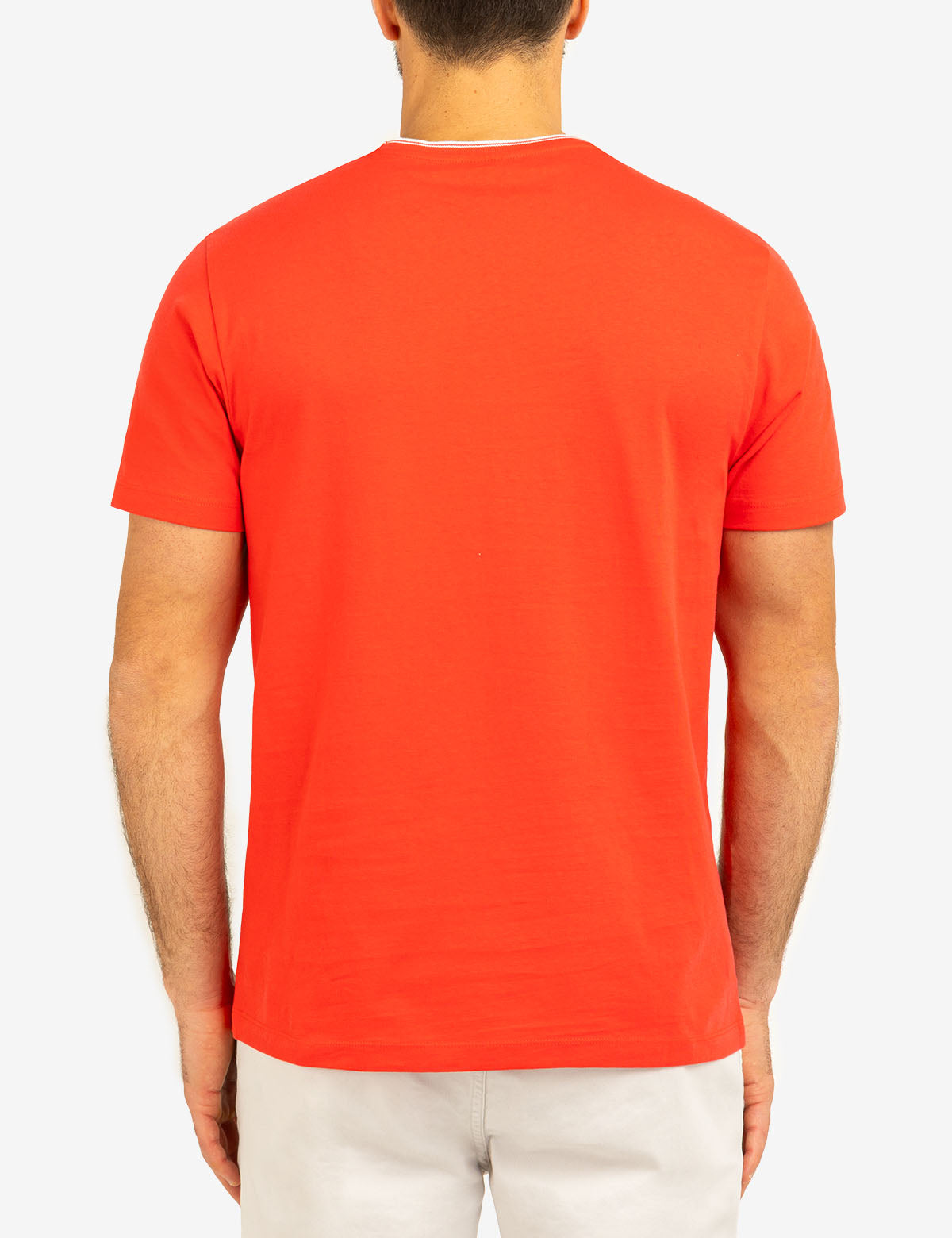 TIPPED CREW NECK COLLAR T-SHIRT– U.S. Polo Assn.