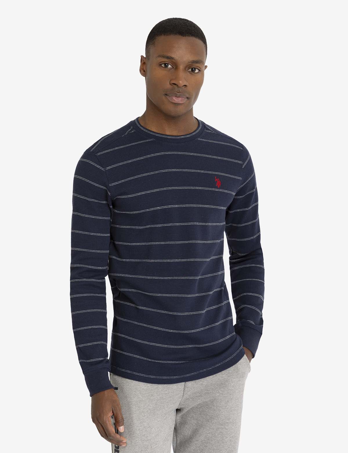 YARN DYE STRIPE THERMAL– U.S. Polo Assn.