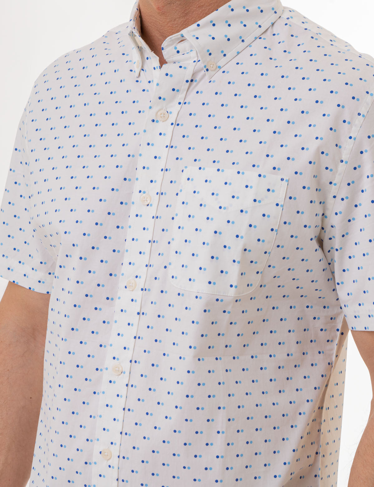 ALL OVER DOUBLE DOT PRINT SHORT SLEEVE SHIRT– U.S. Polo Assn.