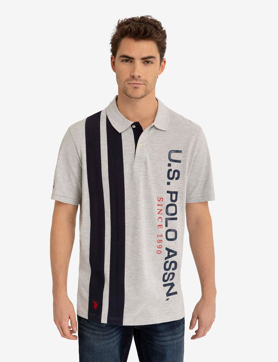 VERTICAL COLORBLOCK PIQUE POLO SHIRT– U.S. Polo Assn.
