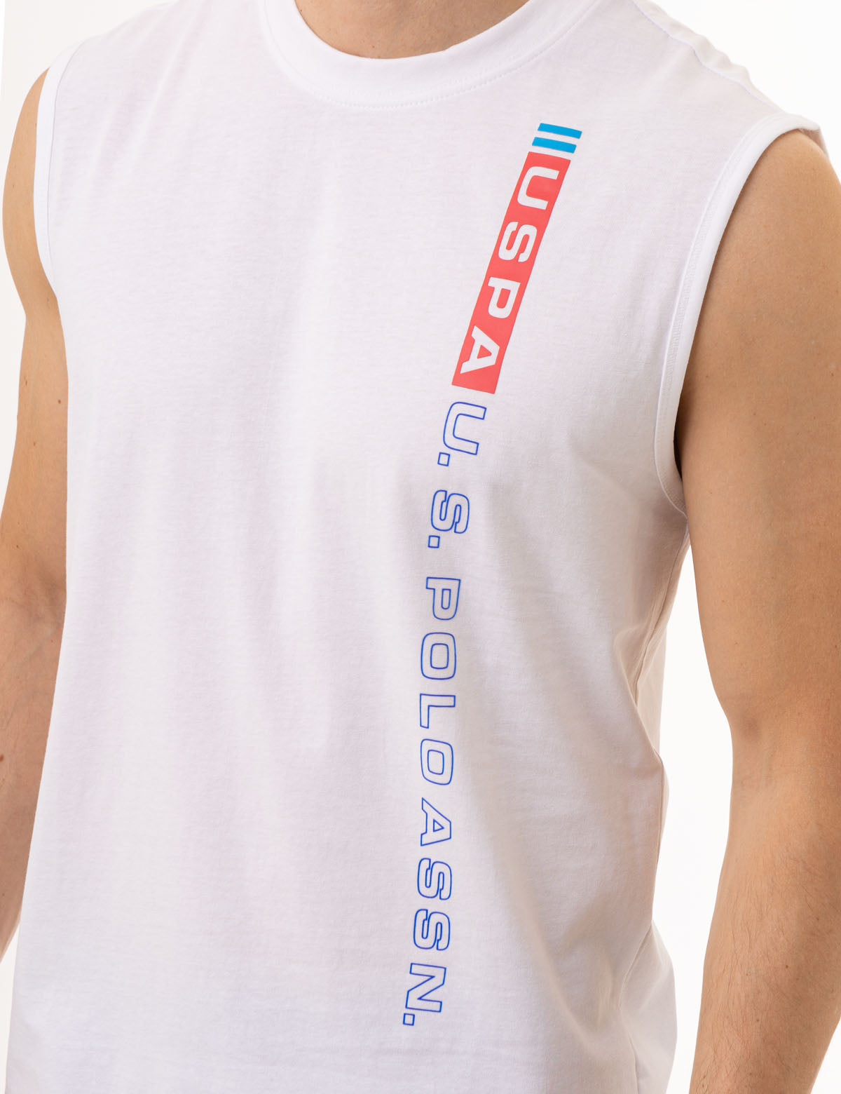 VERTICAL GRAPHIC MUSCLE TANK– U.S. Polo Assn.