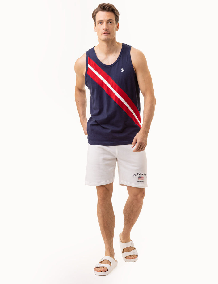 DIAGONAL SASH JERSEY MUSCLE TANK– U.S. Polo Assn.