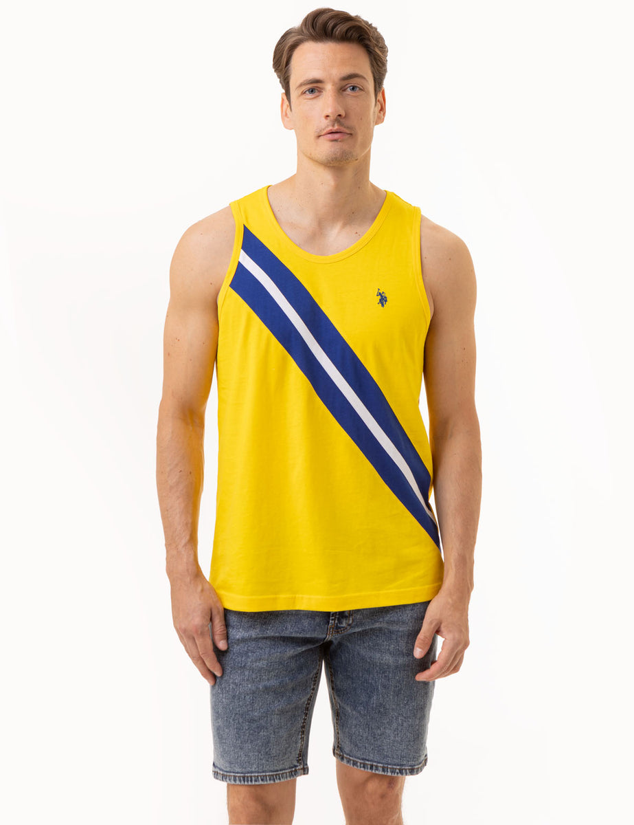 DIAGONAL SASH JERSEY MUSCLE TANK– U.S. Polo Assn.