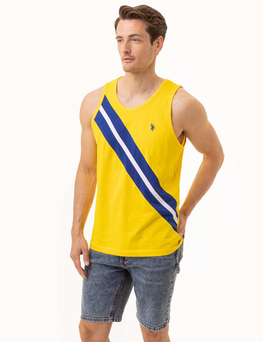 DIAGONAL SASH JERSEY MUSCLE TANK– U.S. Polo Assn.