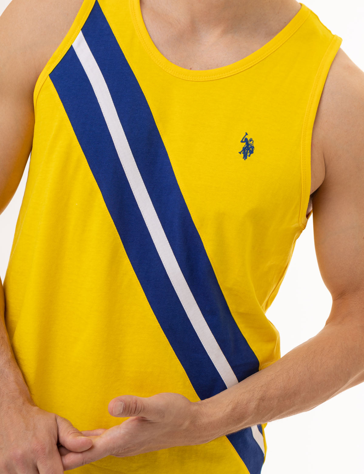 DIAGONAL SASH JERSEY MUSCLE TANK– U.S. Polo Assn.