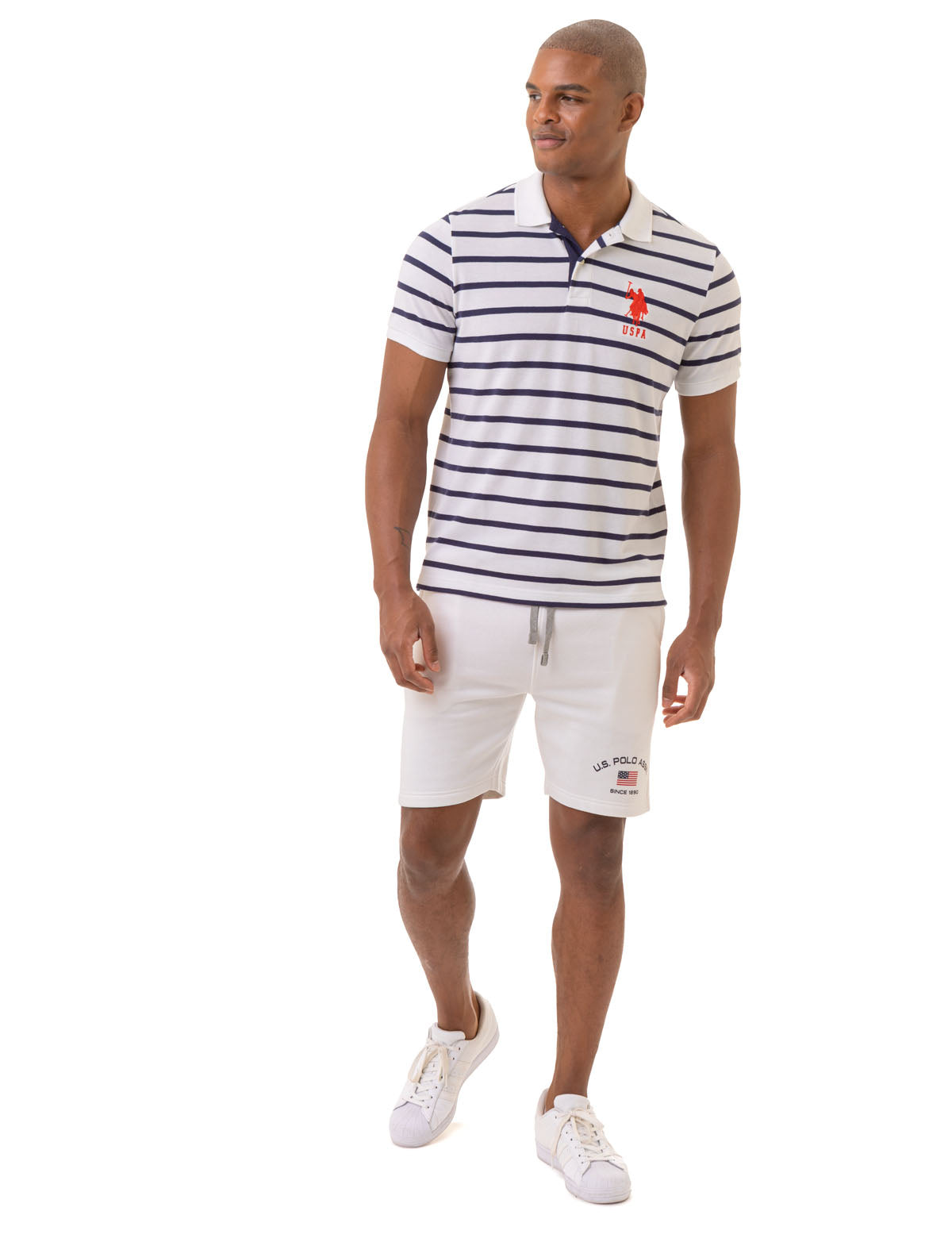 HORIZONTAL STRIPE PIQUE POLO SHIRT– U.S. Polo Assn.