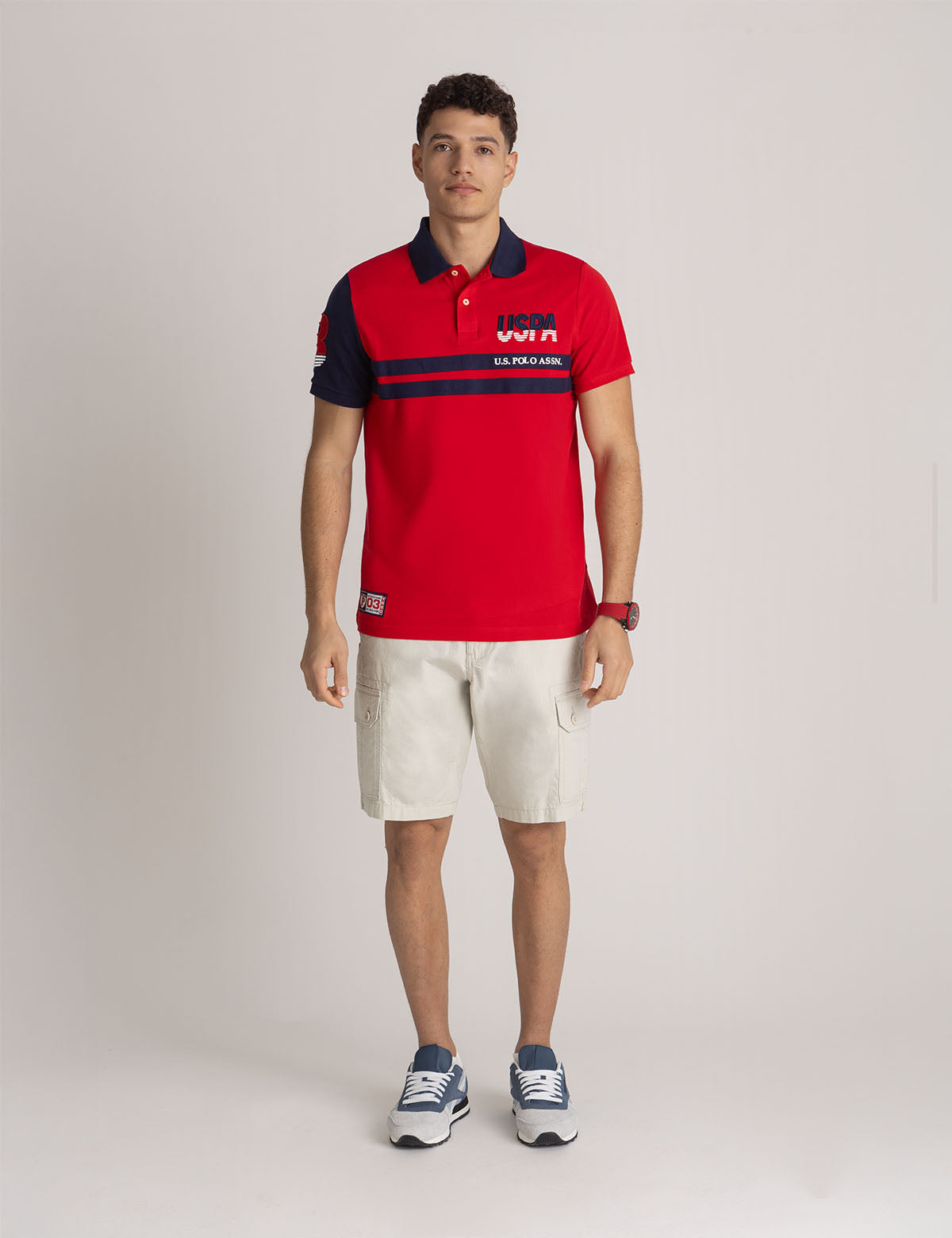 USPA COLOR BLOCK PIQUE POLO SHIRT– U.S. Polo Assn.