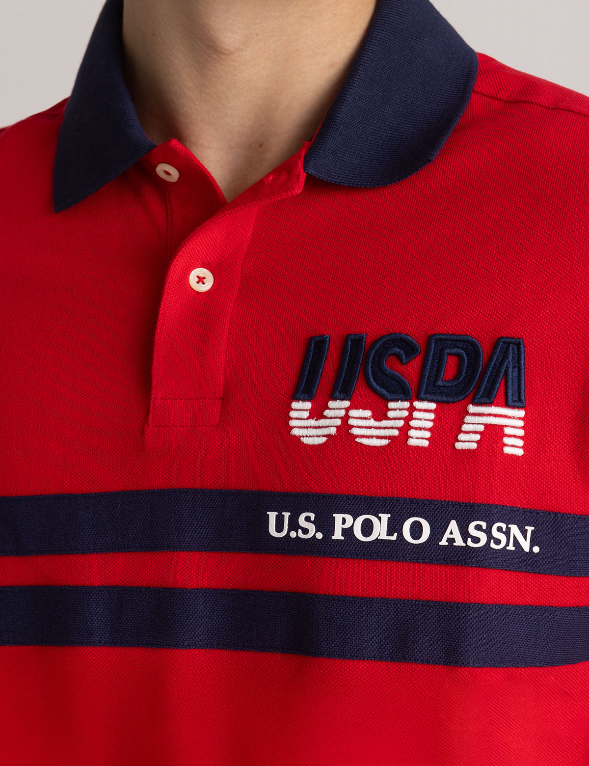 USPA COLOR BLOCK PIQUE POLO SHIRT– U.S. Polo Assn.