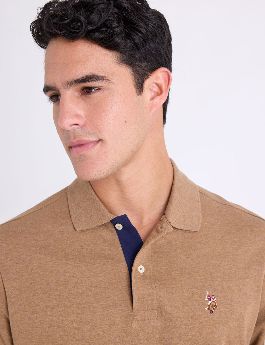 MULTI COLOR LOGO INTERLOCK POLO SHIRT– U.S. Polo Assn.