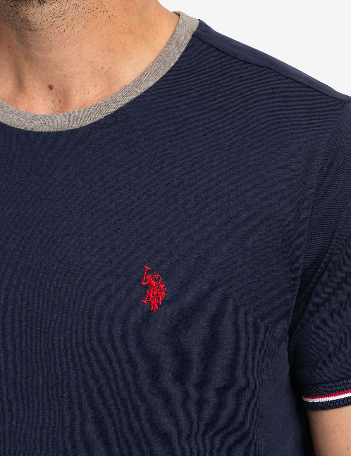 SIGNATURE STRIPE TRIM RINGER T-SHIRT– U.S. Polo Assn.