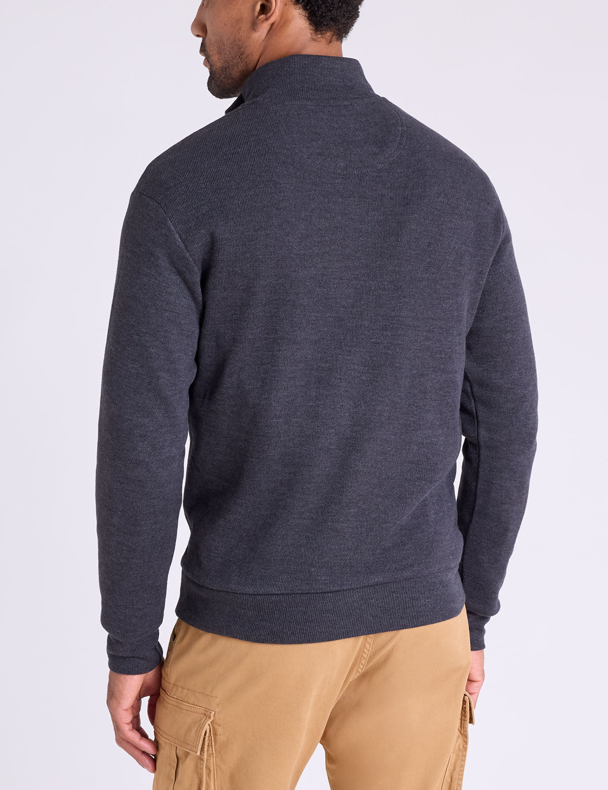 1/4 ZIP MOCK NECK FLATBACK PULLOVER– U.S. Polo Assn.