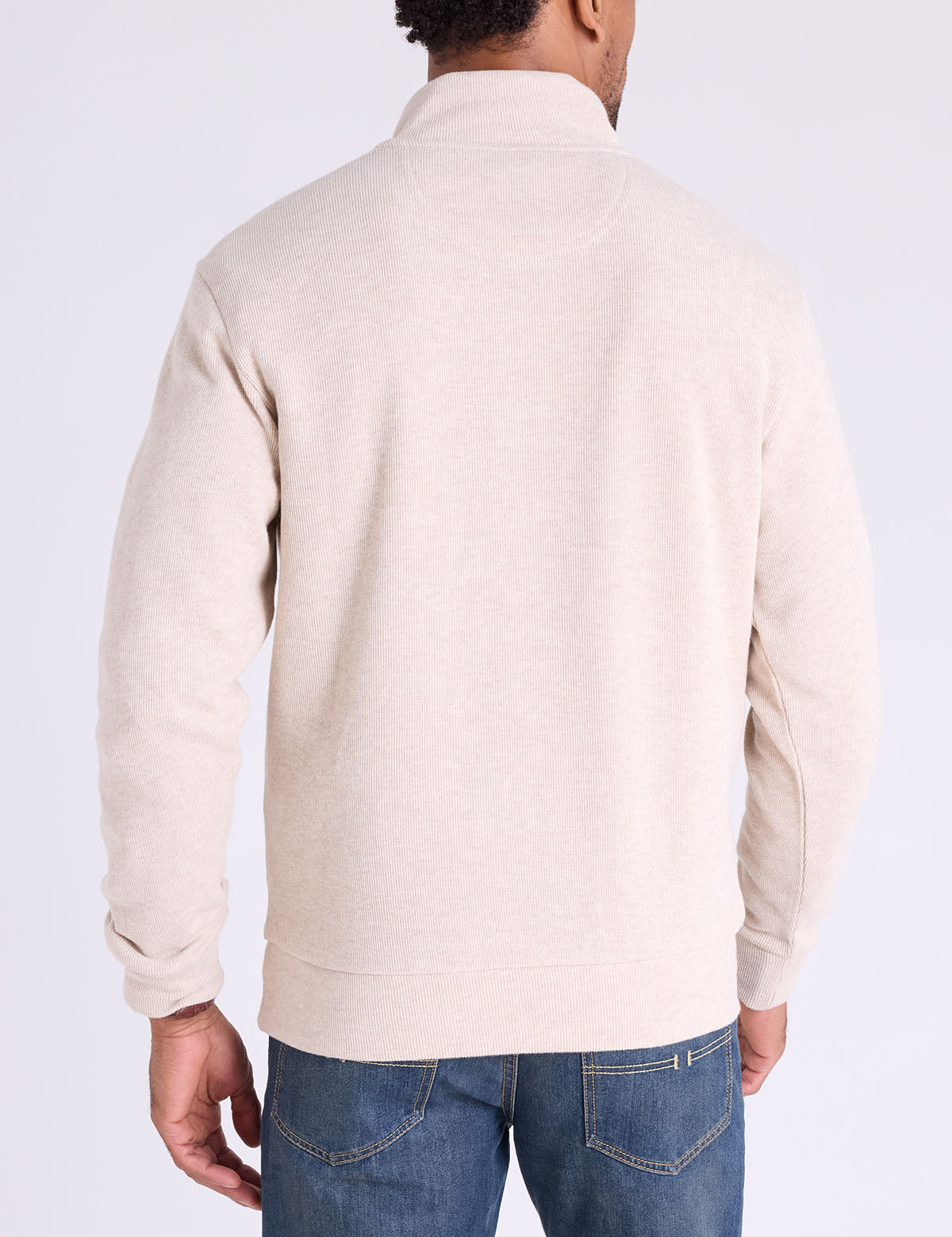 1/4 ZIP MOCK NECK FLATBACK PULLOVER– U.S. Polo Assn.