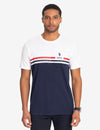 USPA STRIPE PRINT JERSEY T-SHIRT– U.S. Polo Assn.