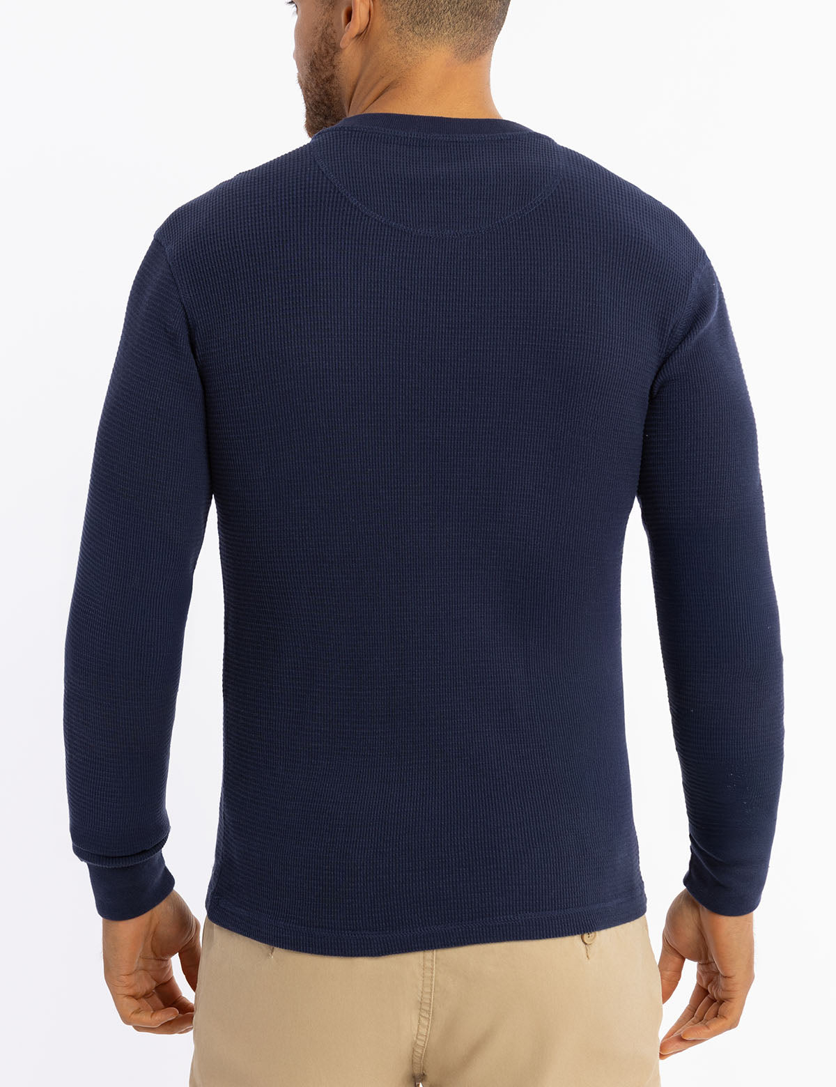SOLID RIB KNIT CREW NECK PULLOVER– U.S. Polo Assn.