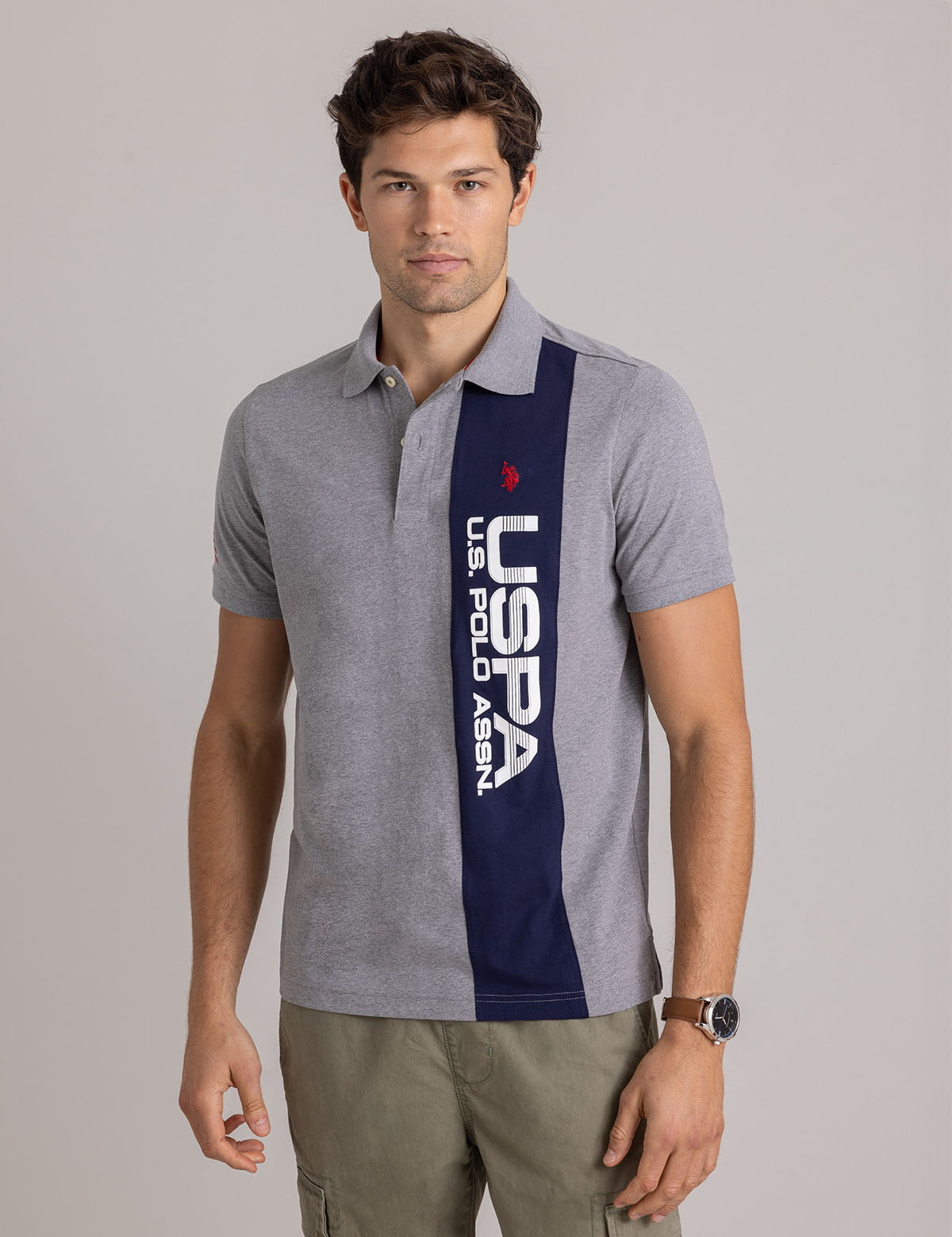 USPA COLOR BLOCK JERSEY POLO SHIRT– U.S. Polo Assn.