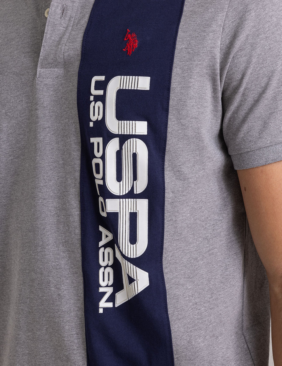 USPA COLOR BLOCK JERSEY POLO SHIRT– U.S. Polo Assn.