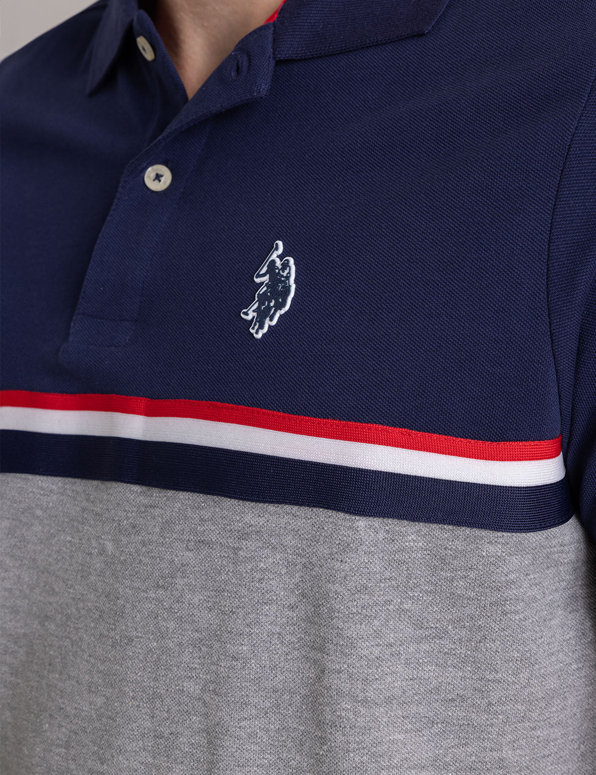 COLORBLOCK SIGNATURE STRIPE POLO SHIRT– U.S. Polo Assn.