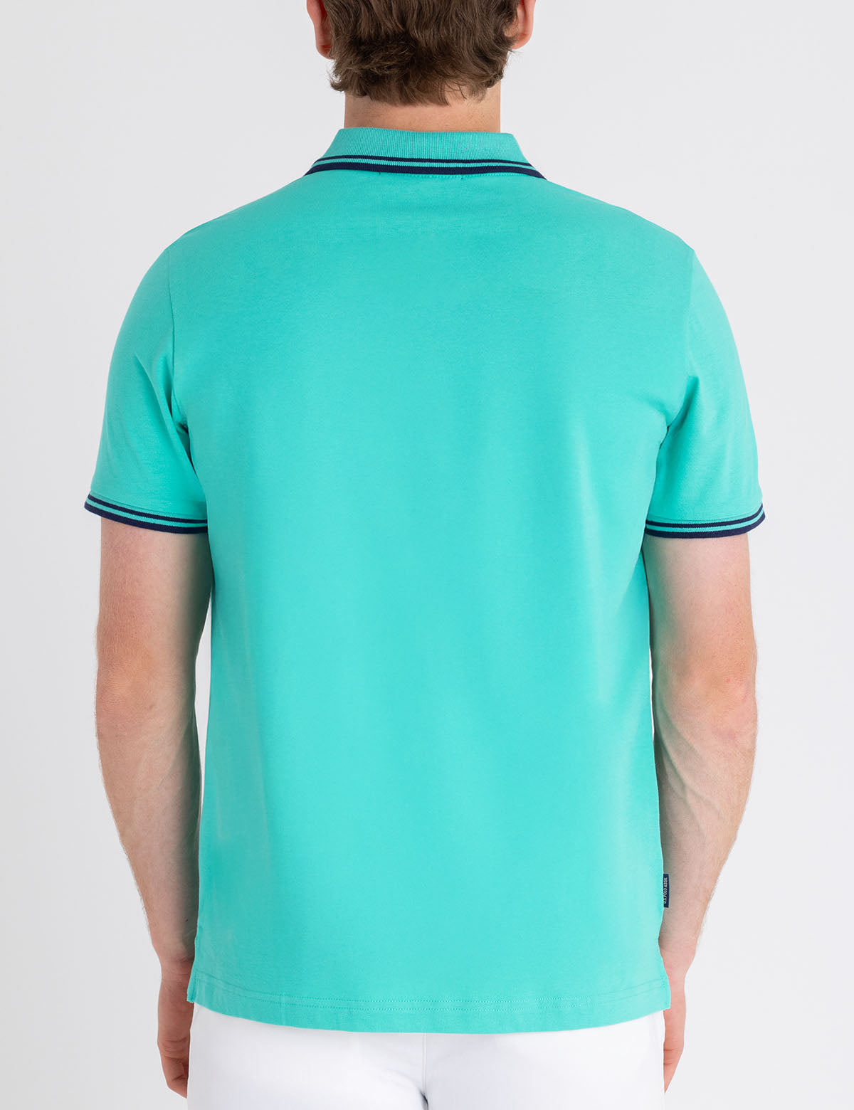ZIPPER PLACKET TIPPED JERSEY POLO SHIRT– U.S. Polo Assn.
