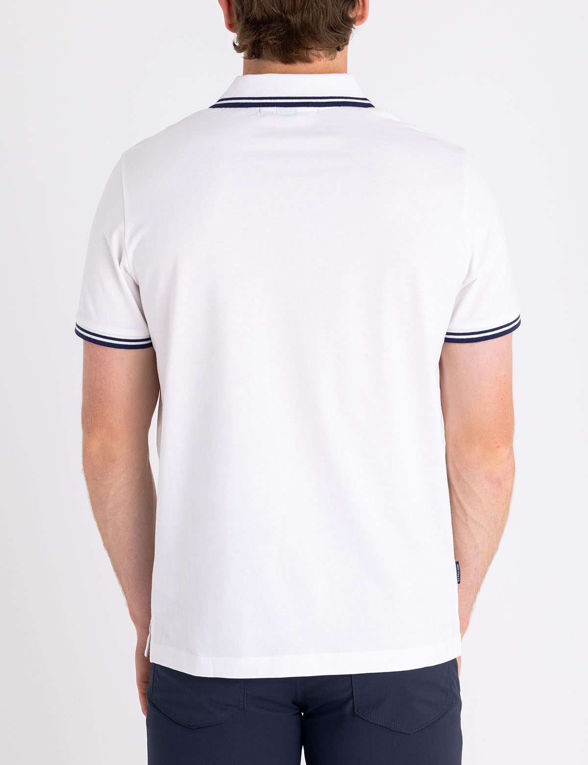 ZIPPER PLACKET TIPPED JERSEY POLO SHIRT– U.S. Polo Assn.