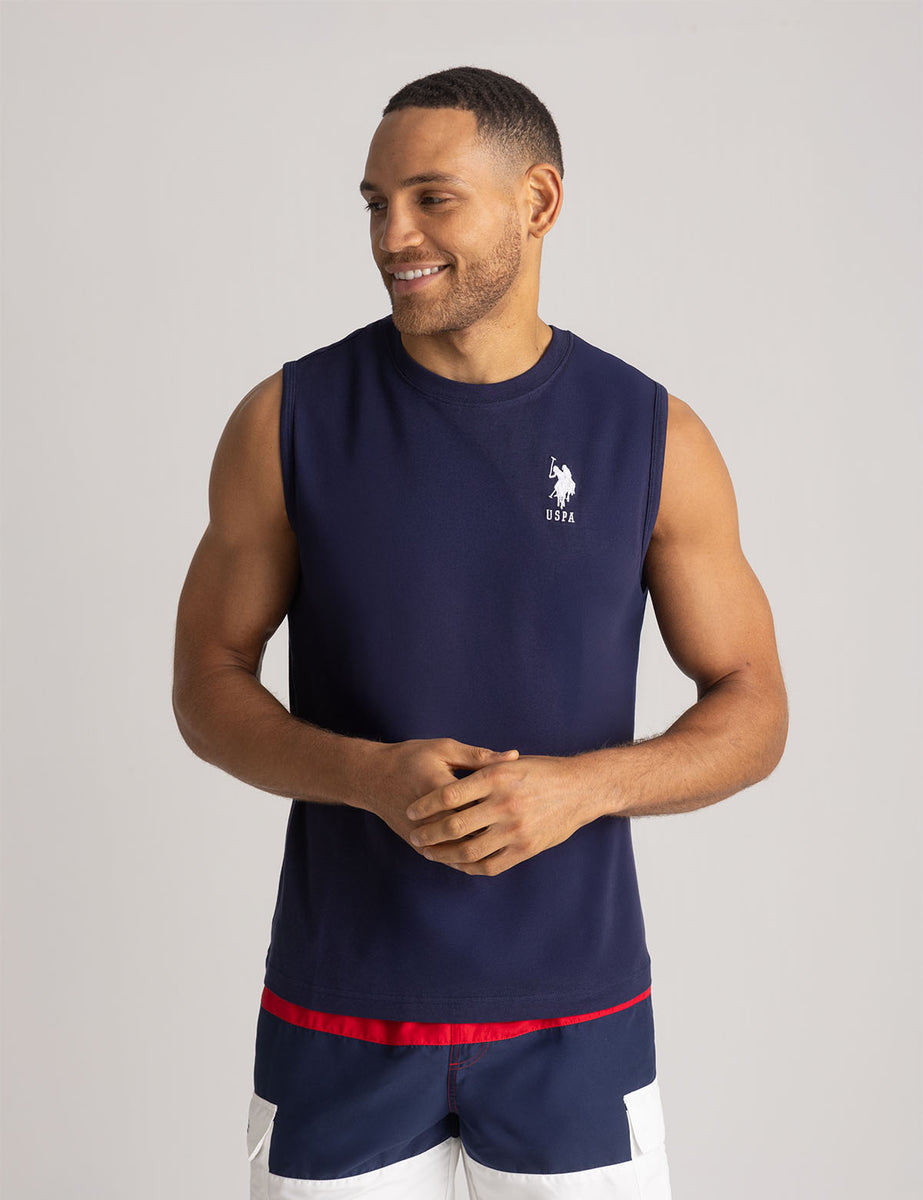 SOLID LOGO MUSCLE TANK– U.S. Polo Assn.