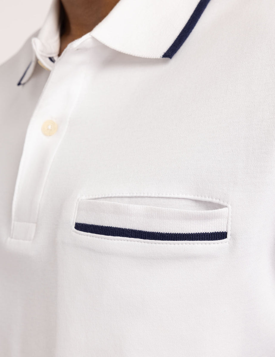 SOLID INTERLOCK POLO SHIRT WITH HIDDEN POCKET– U.S. Polo Assn.
