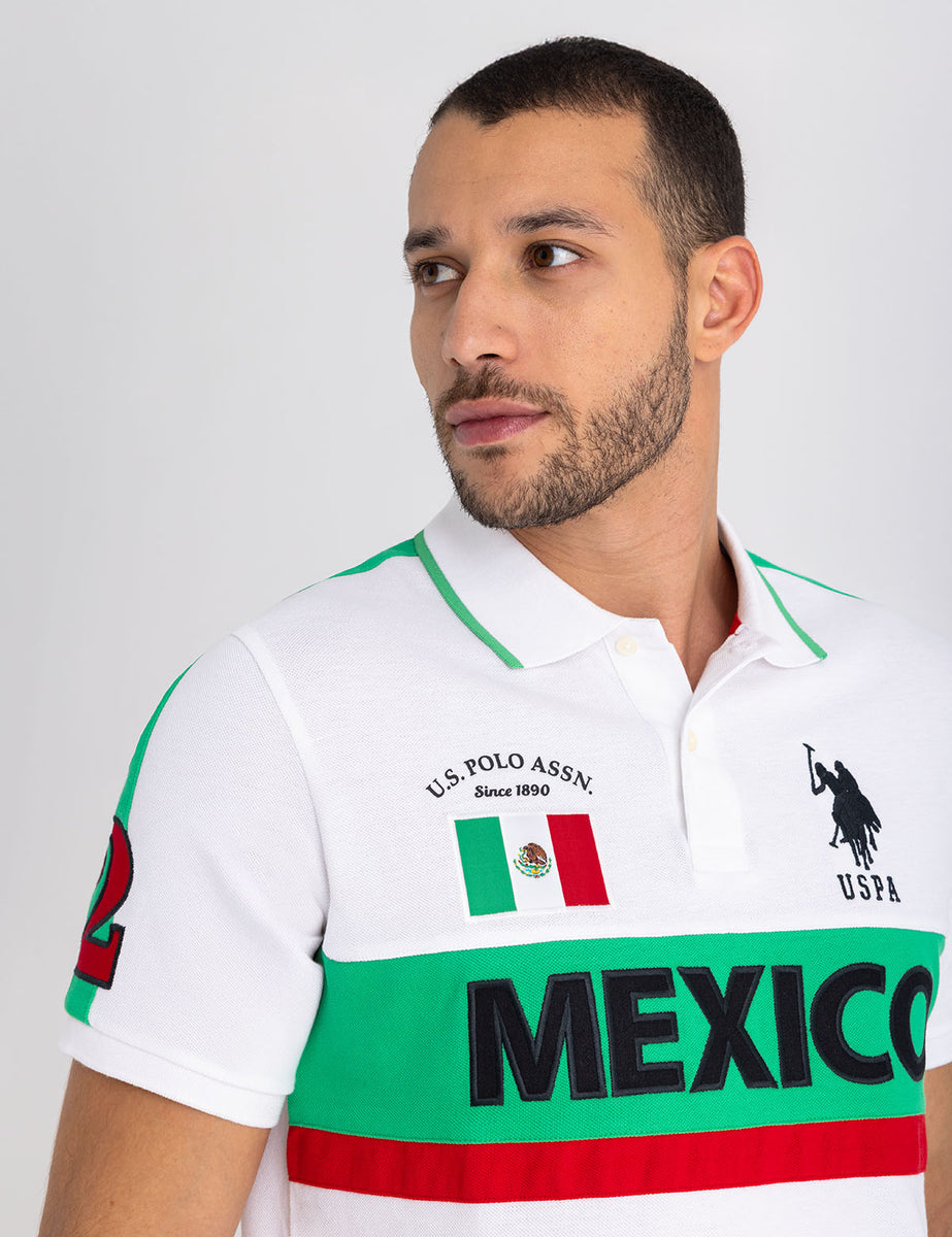 MEXICO COLOR BLOCK PIQUE POLO SHIRT– U.S. Polo Assn.