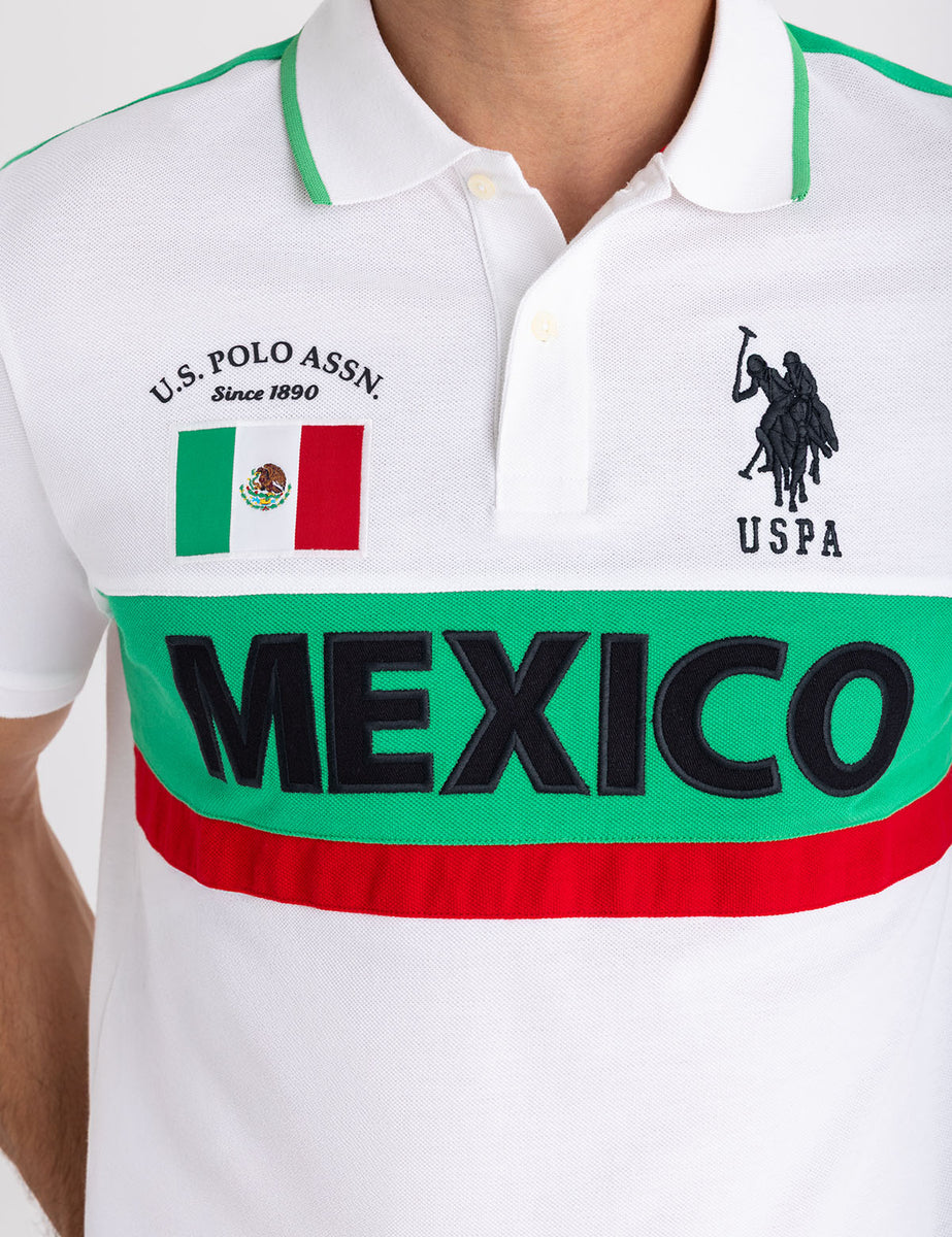 MEXICO COLOR BLOCK PIQUE POLO SHIRT– U.S. Polo Assn.