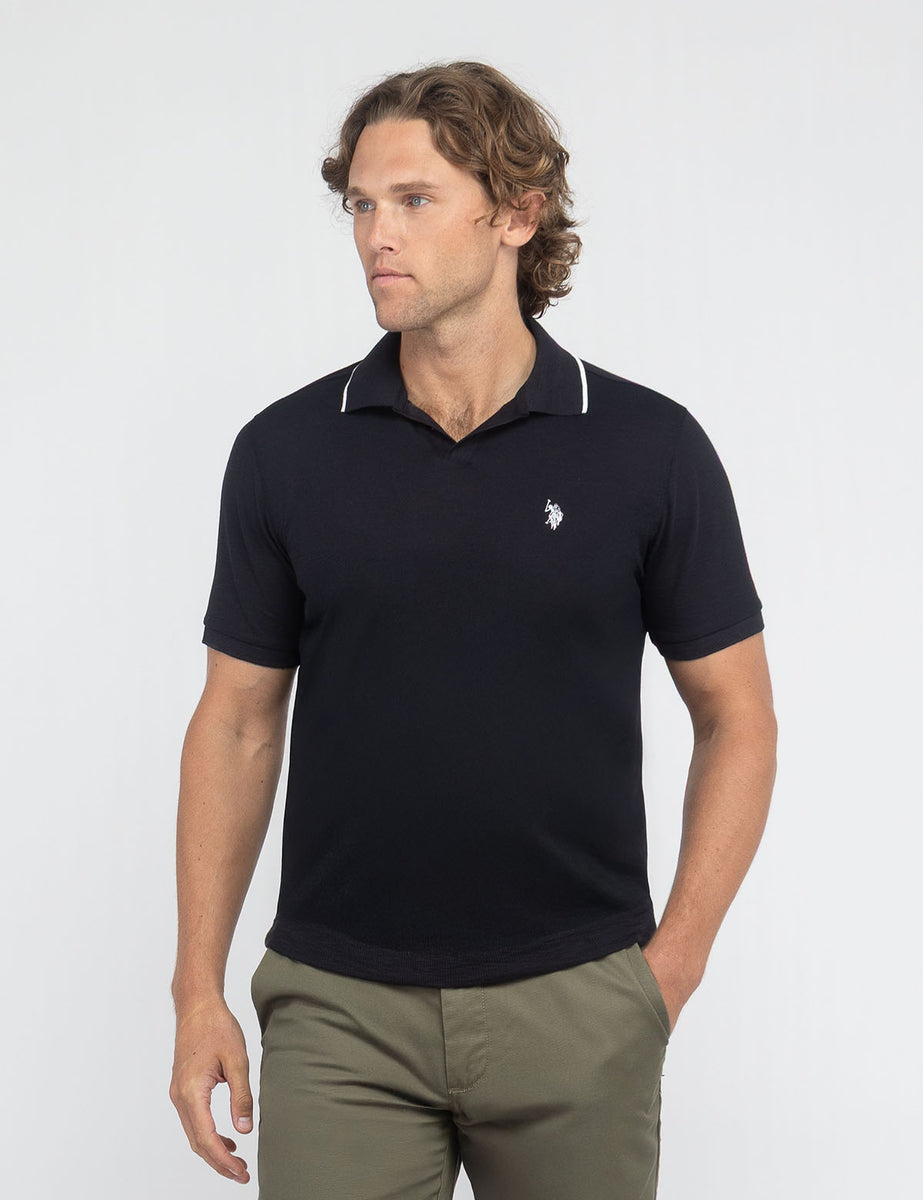 WHITE LABEL SLUB PIQUE POLO SHIRT– U.S. Polo Assn.