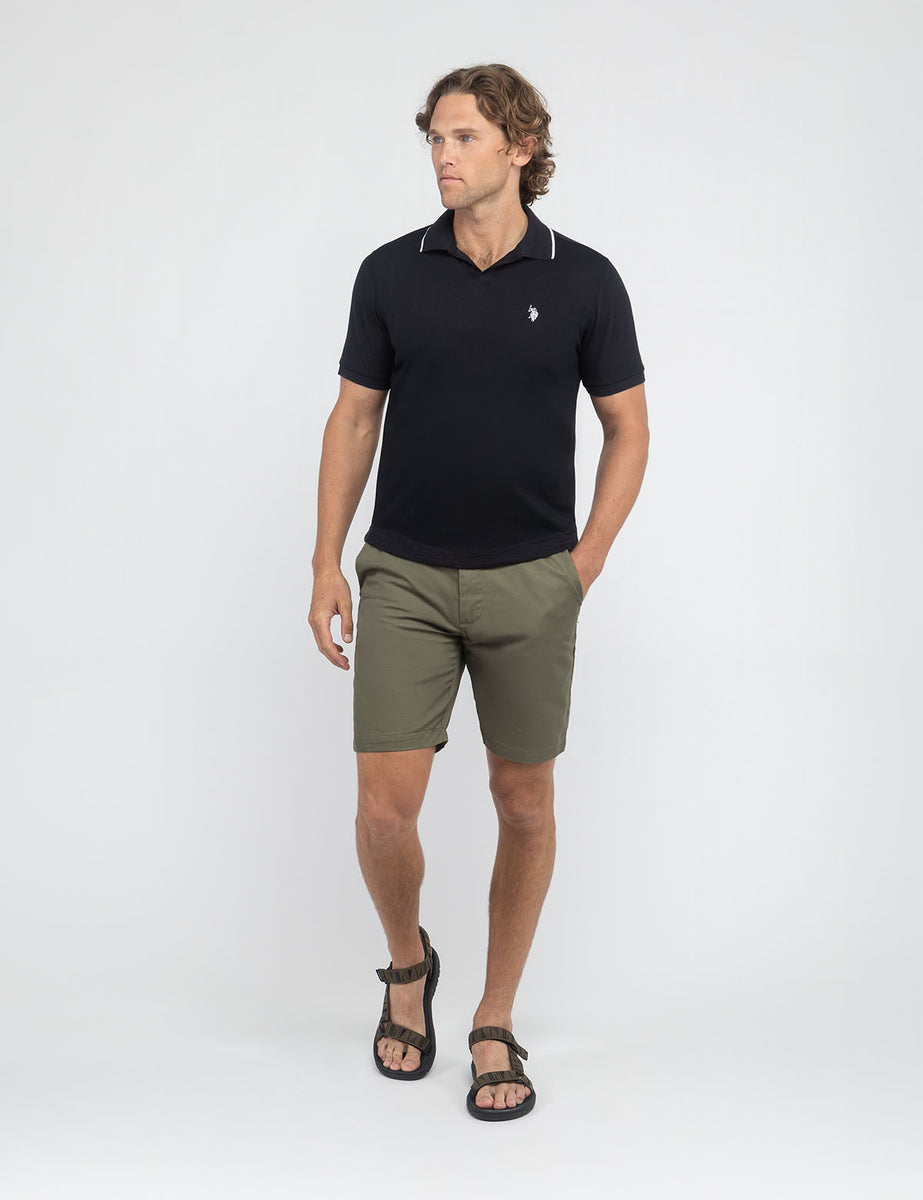 WHITE LABEL SLUB PIQUE POLO SHIRT– U.S. Polo Assn.