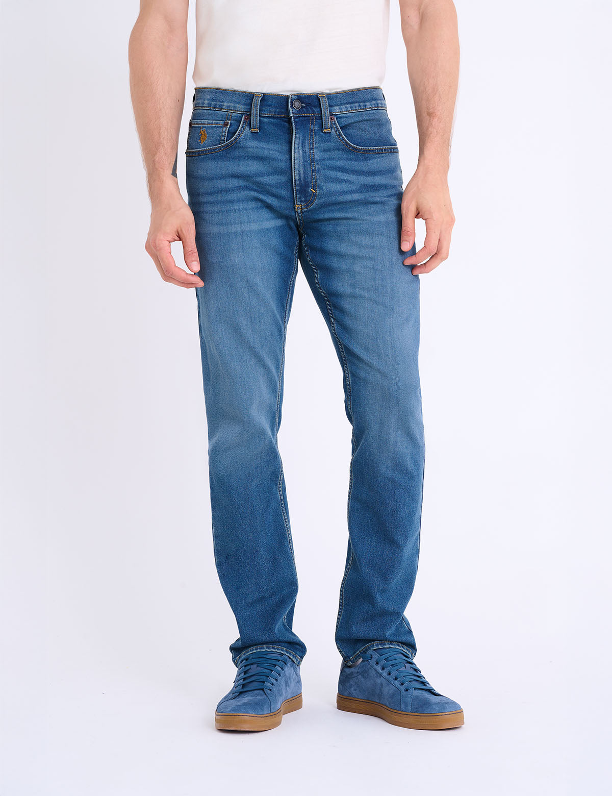 5 POCKET STRETCH SLIM STRAIGHT SUPER SOFT JEANS– U.S. Polo Assn.