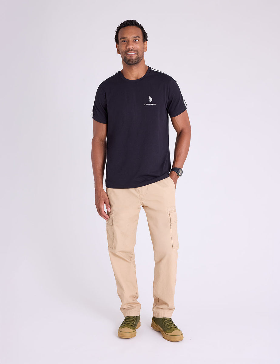 SHOULDER TRICOT TAPE JERSEY T-SHIRT– U.S. Polo Assn.