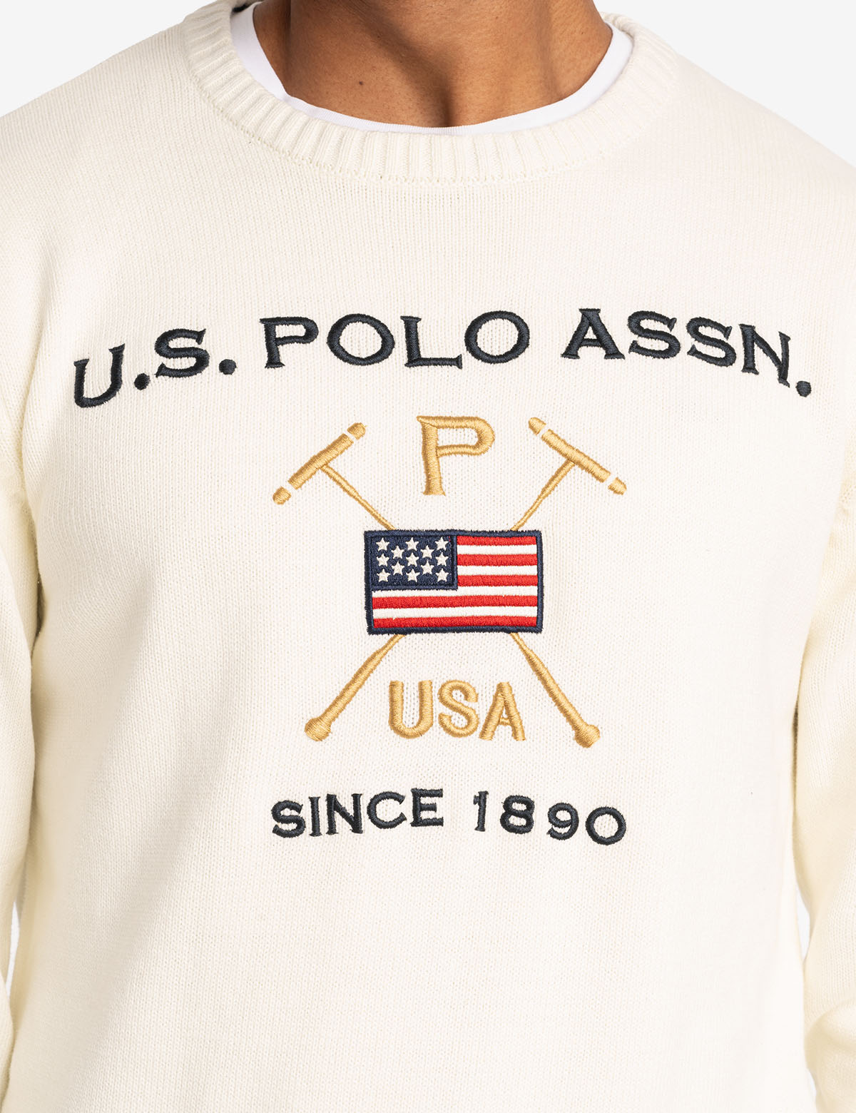 USPA MALLET CREW NECK SWEATER– U.S. Polo Assn.