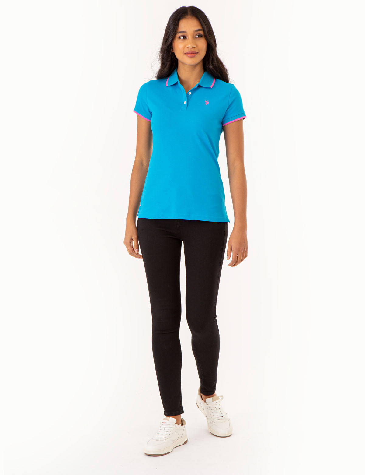 TIPPED SOLID POLO SHIRT– U.S. Polo Assn.