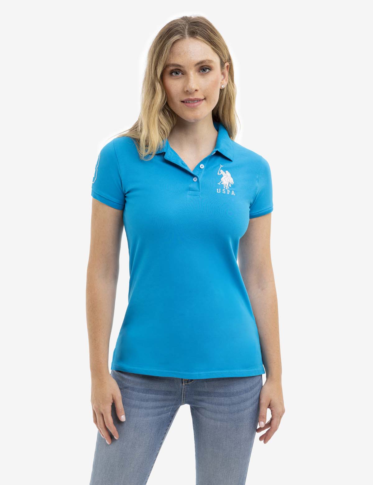 USPA METALLIC PRINT POLO SHIRT– U.S. Polo Assn.